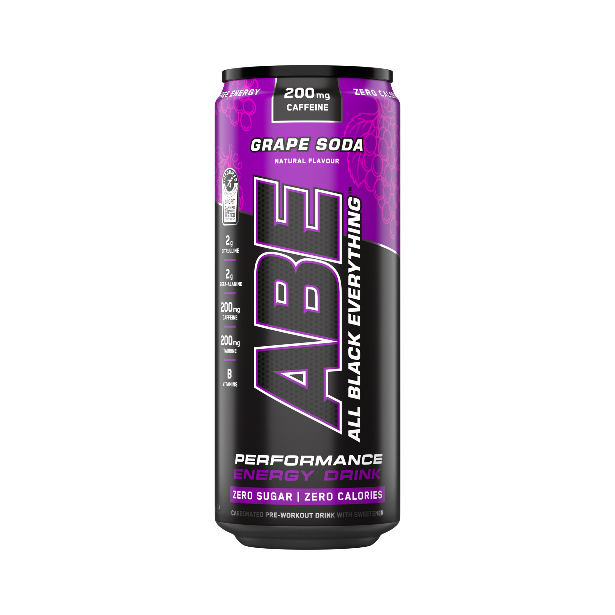 ABE - Energy & Performance Pre Workout Cans x12 - Sin azúcar. – Applied ...